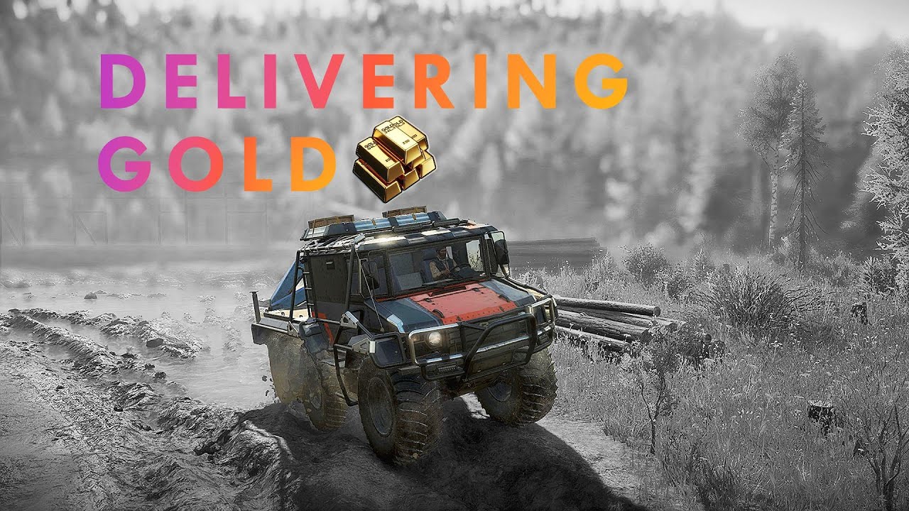 SnowRunner: Epic Gold Delivery with Burlak 6x6 Scout Truck! - YouTube