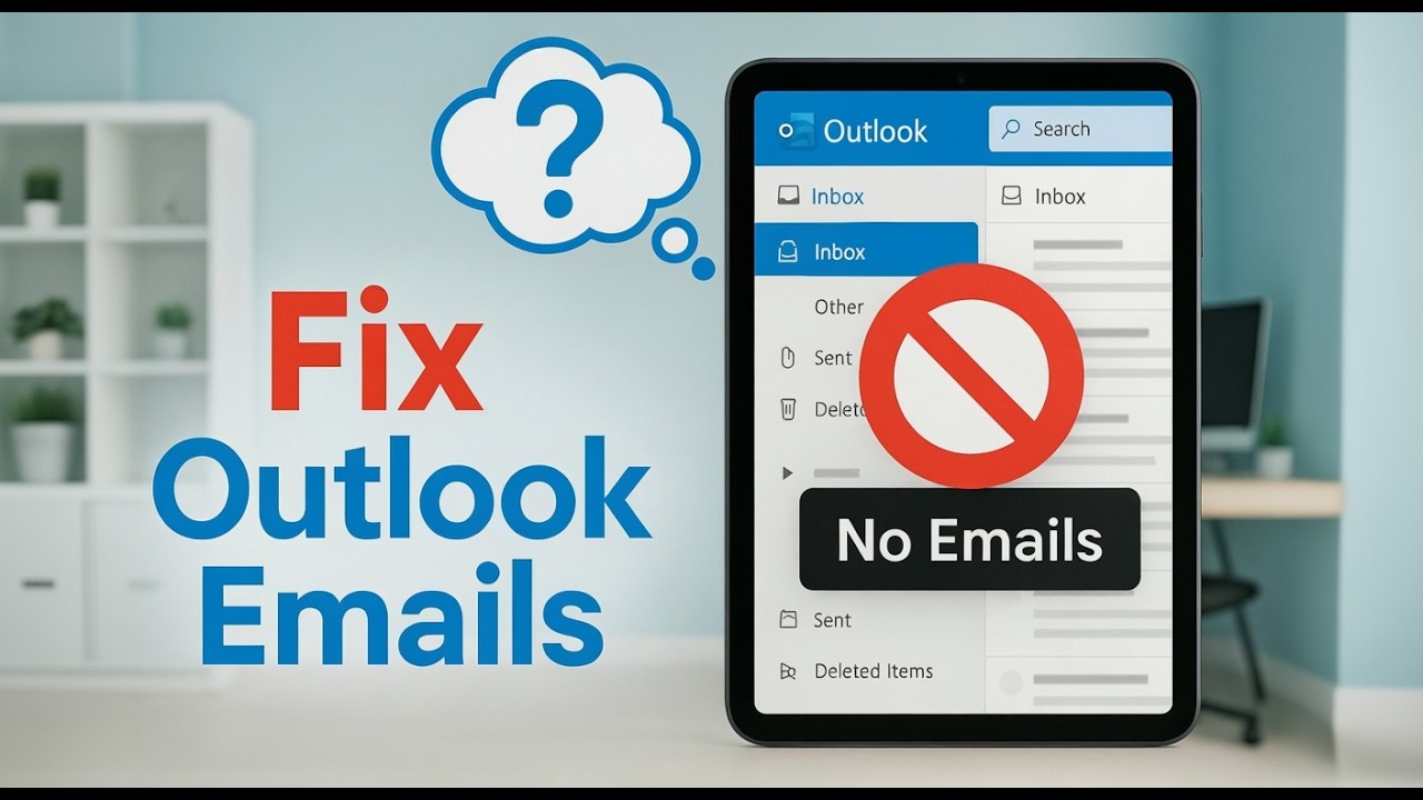 OUTLOOK NOT RECEIVING EMAILS (2025) | How to Fix Outlook Not Showing ...