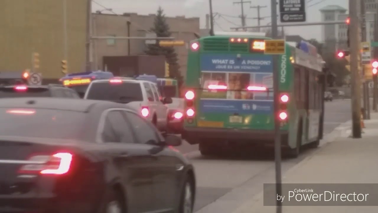 Milwaukee county transit system bus action on Milwaukee's south side 11 ...