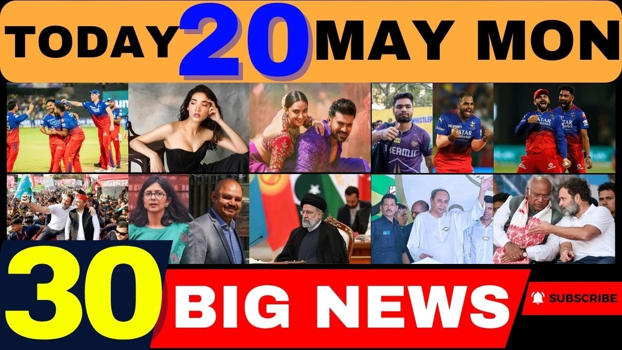 19 May 2024 Morning Big Breaking News || Morning Headlines Today ...