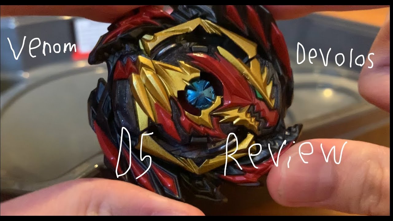 Beyblade Burst Hypersphere Venom Devolos D5 Review - YouTube
