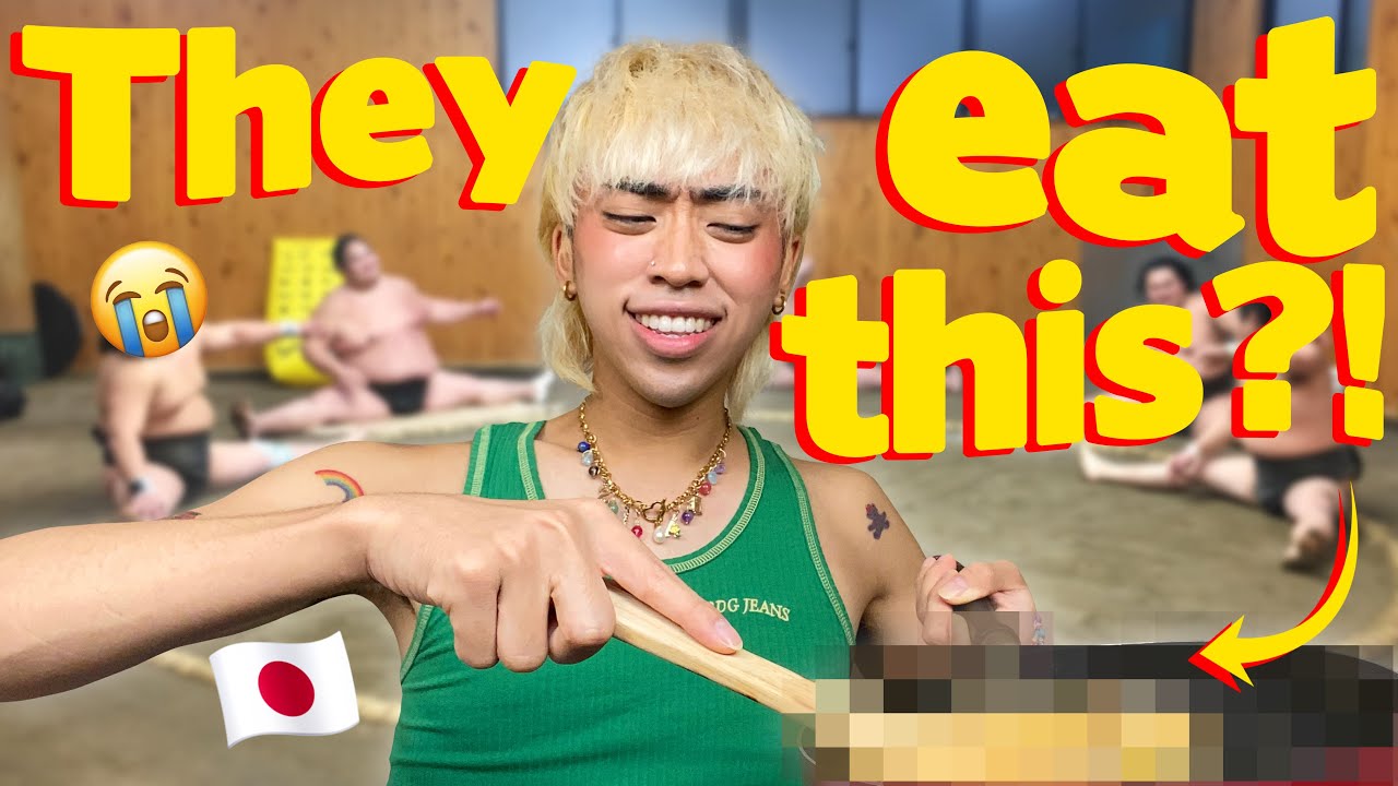 Trying REAL Sumo Wrestler Food! *10,000 calories?!* | worldofxtra - YouTube