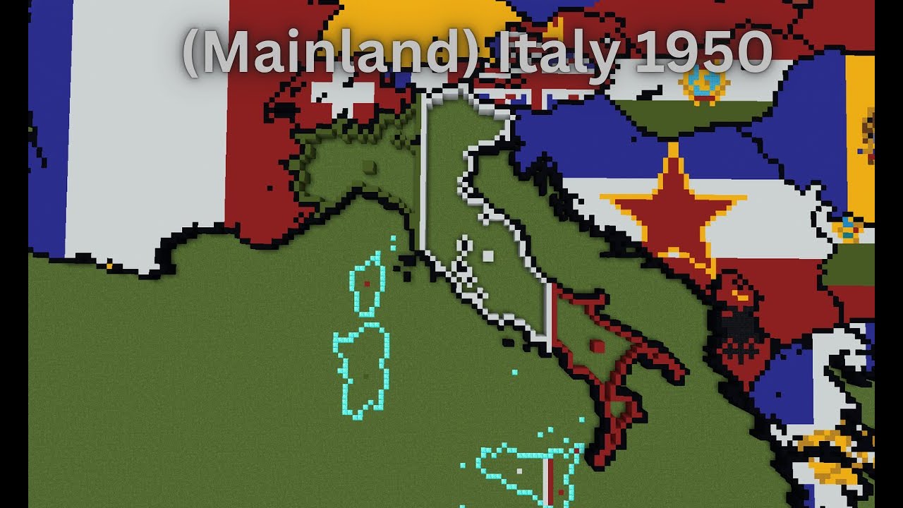 How To Build 1950 [Mainland] Italy In Minecraft - YouTube