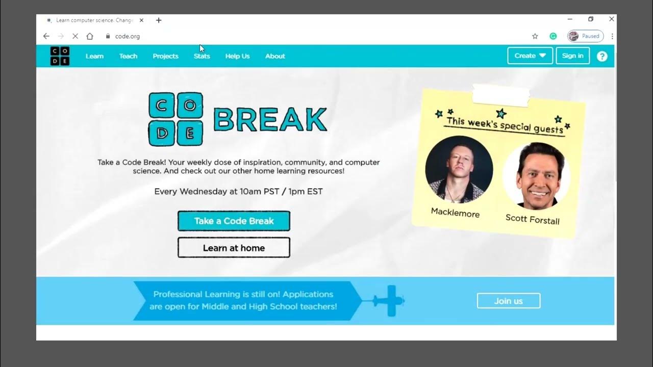 Geek code Initiative | hour of code - Code.org - YouTube