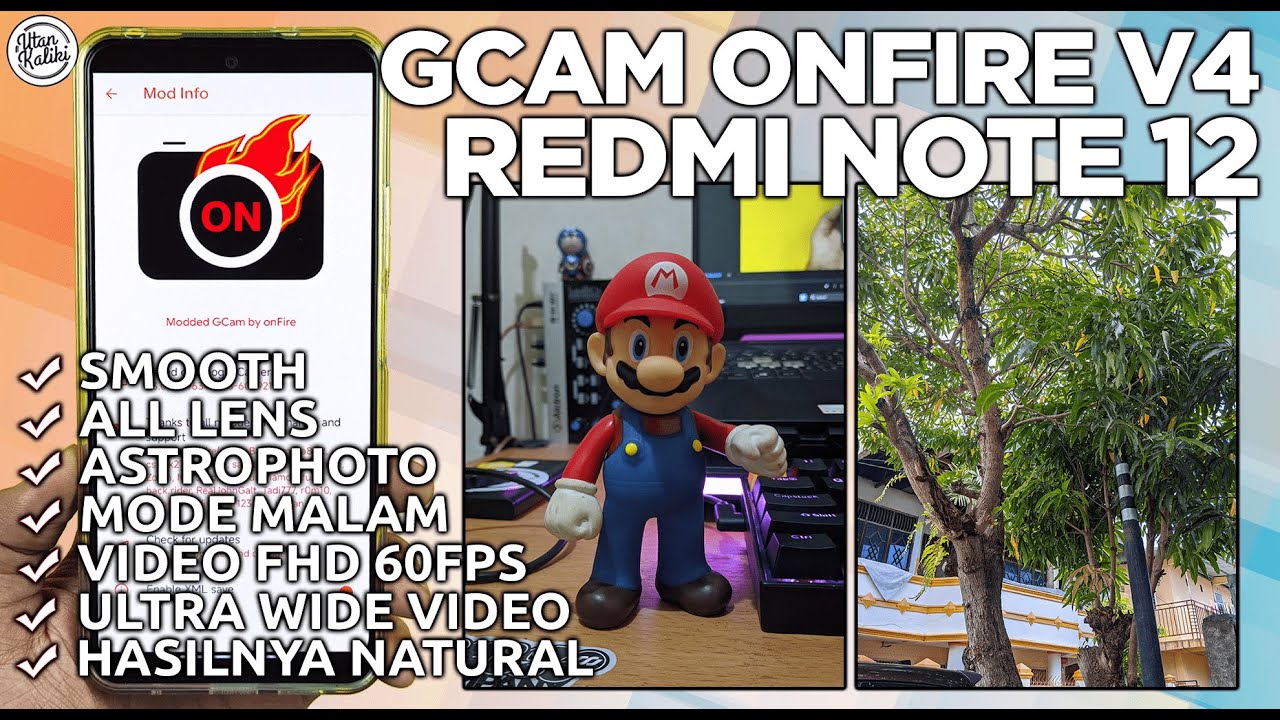 GCAM REDMI NOTE 12 | Google Camera GCam Onfire V4 Redmi Note 12 ...
