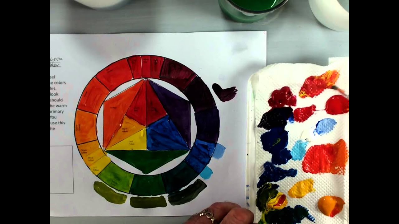 Color mixing Opposite temperature colors Part 4/4) - YouTube