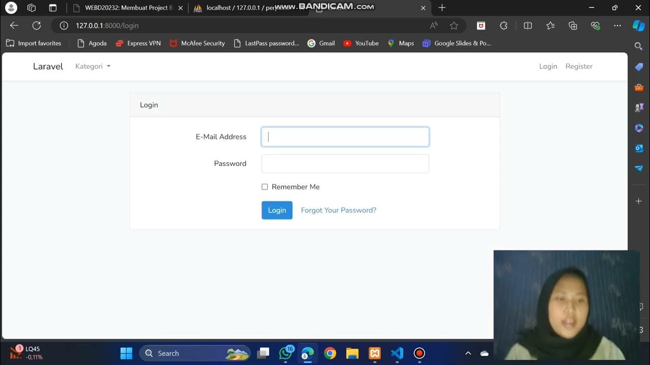 UAS PEMROGRAMAN WEB - membuat perpustakaan web menggunakan laravel 8 - YouTube