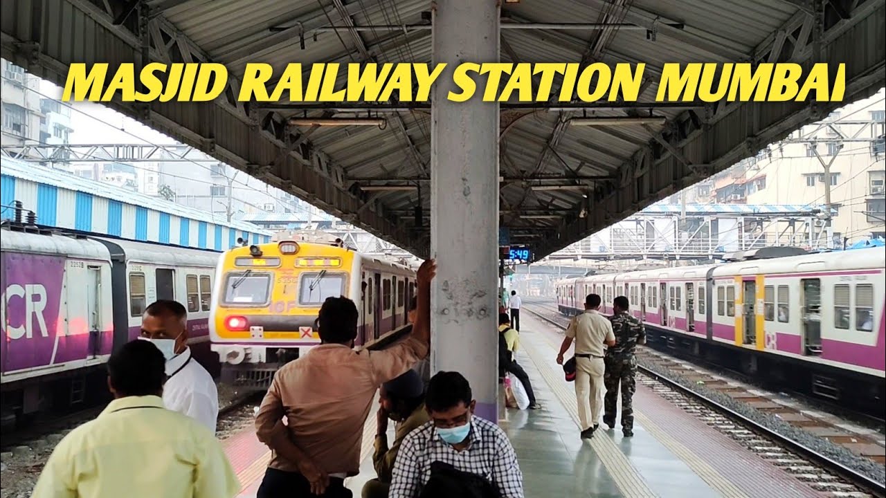 Masjid Railway Station Mumbai// Central Railway - YouTube