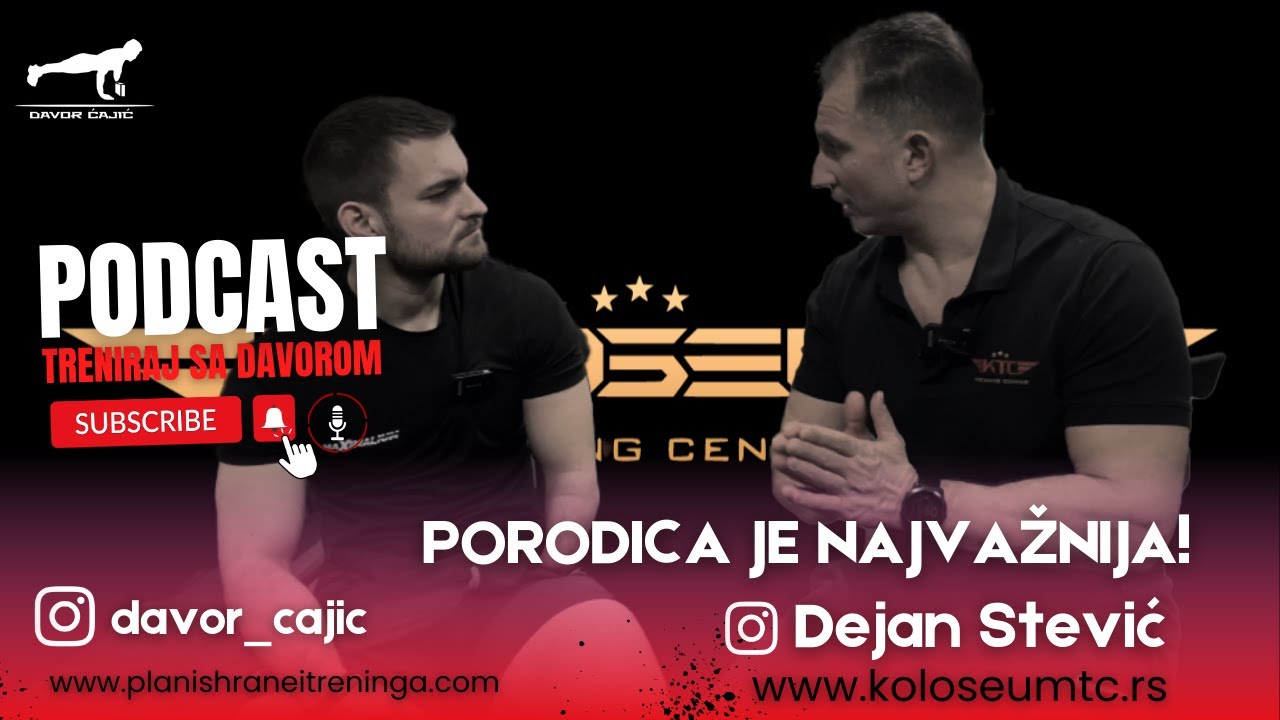 Treniraj sa Davorom (gost Dejan Stević vlasnik 3 fitnes centra ...