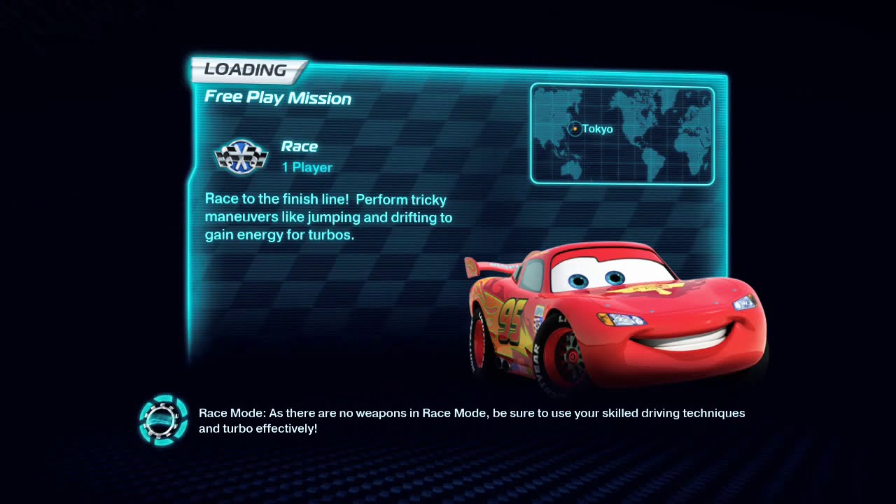 Cars 2:The Game-Carbon Fiber Lightning on Imperial Tour(Race) - YouTube