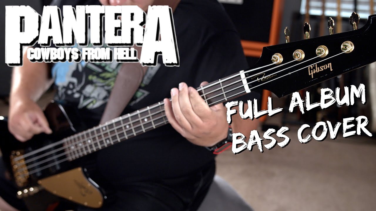 [FULL ALBUM BASS COVER] Pantera - Cowboys from Hell - YouTube