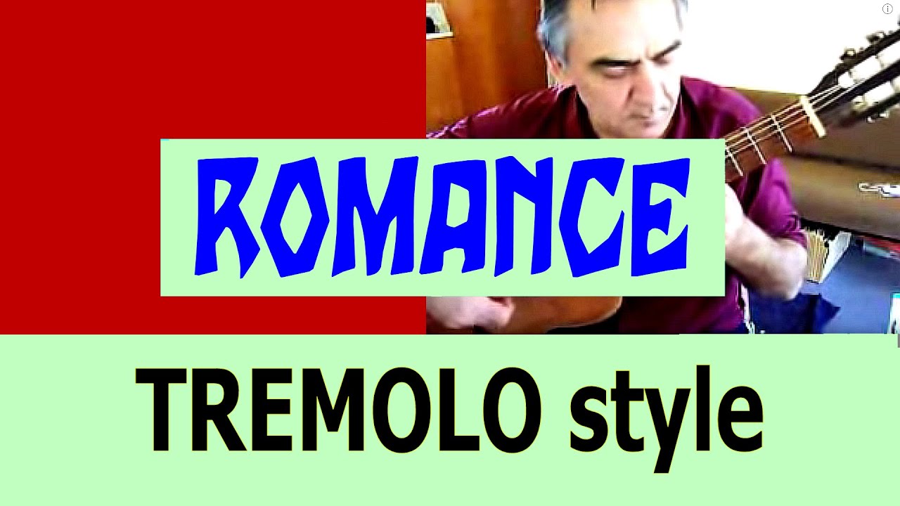 Romance - classical guitar tremolo - free tab - YouTube Music