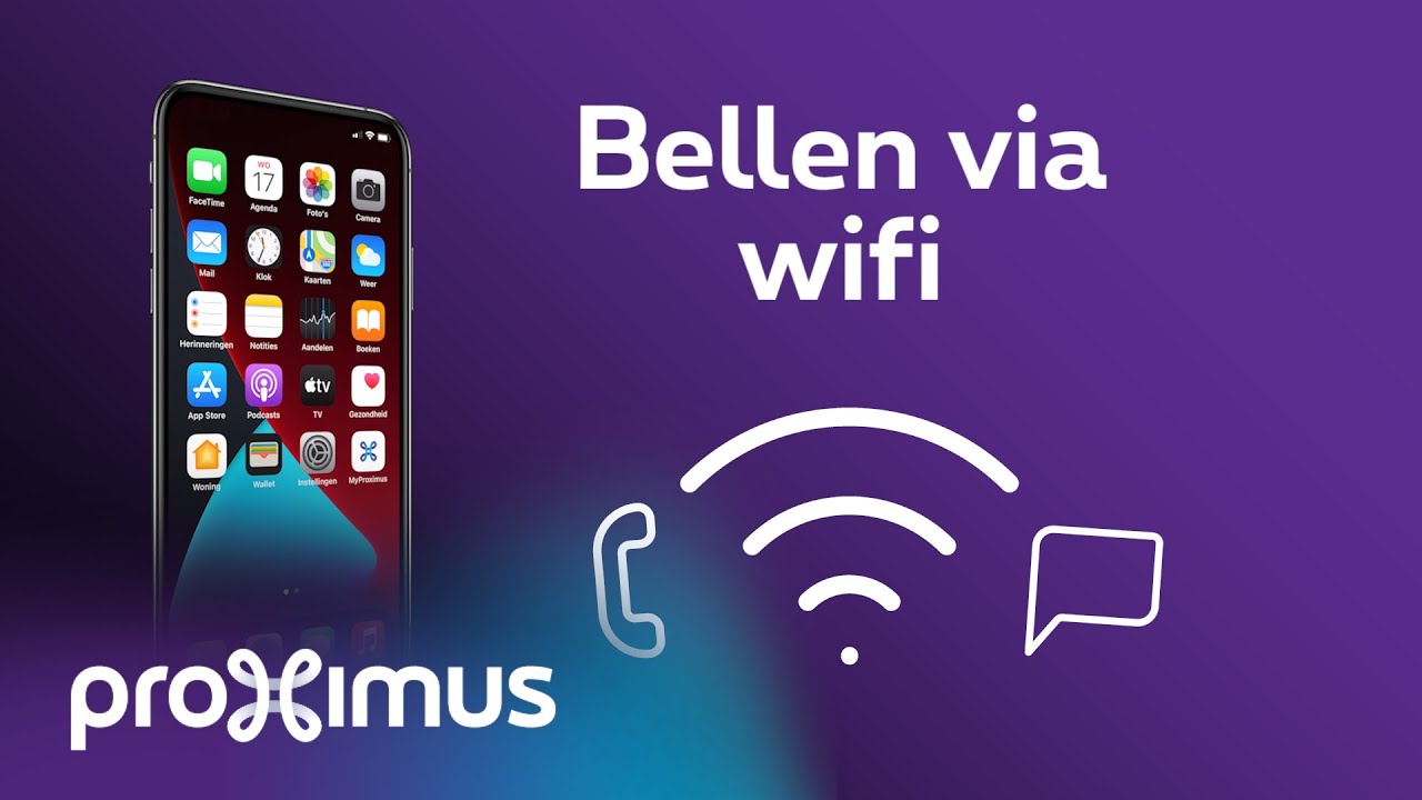 Activeer "Bellen via wifi" op je iPhone - YouTube