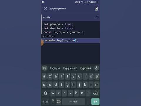 comment utiliser l'opérateur OU logique en javascript #codingtutorials - YouTube