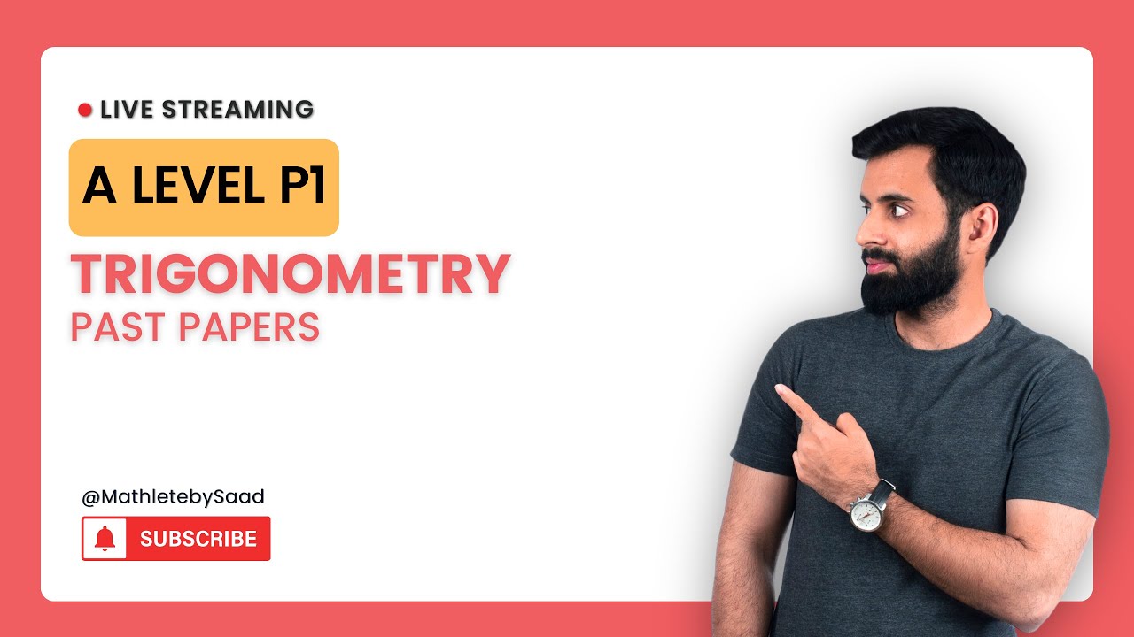 A Level Math P1 - Trigonometry - Past Papers - YouTube