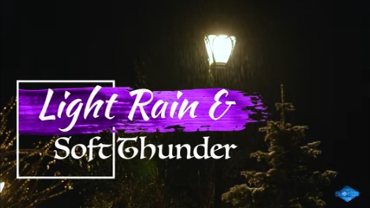 6 Hours of Soothing Rain and Soft Thunder for Deep Relaxation and Sleep ...