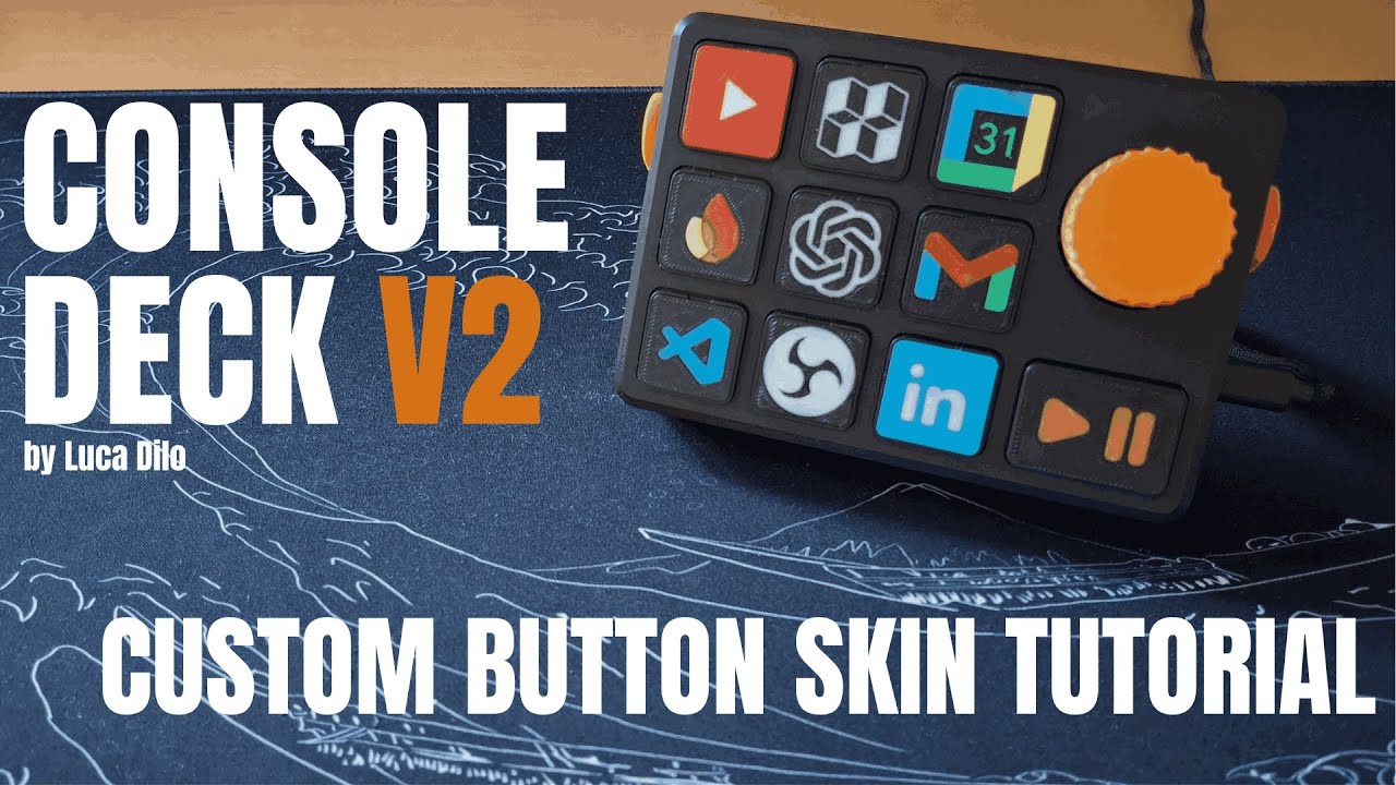Console Deck V2 Custom Button Skin Tutorial - YouTube