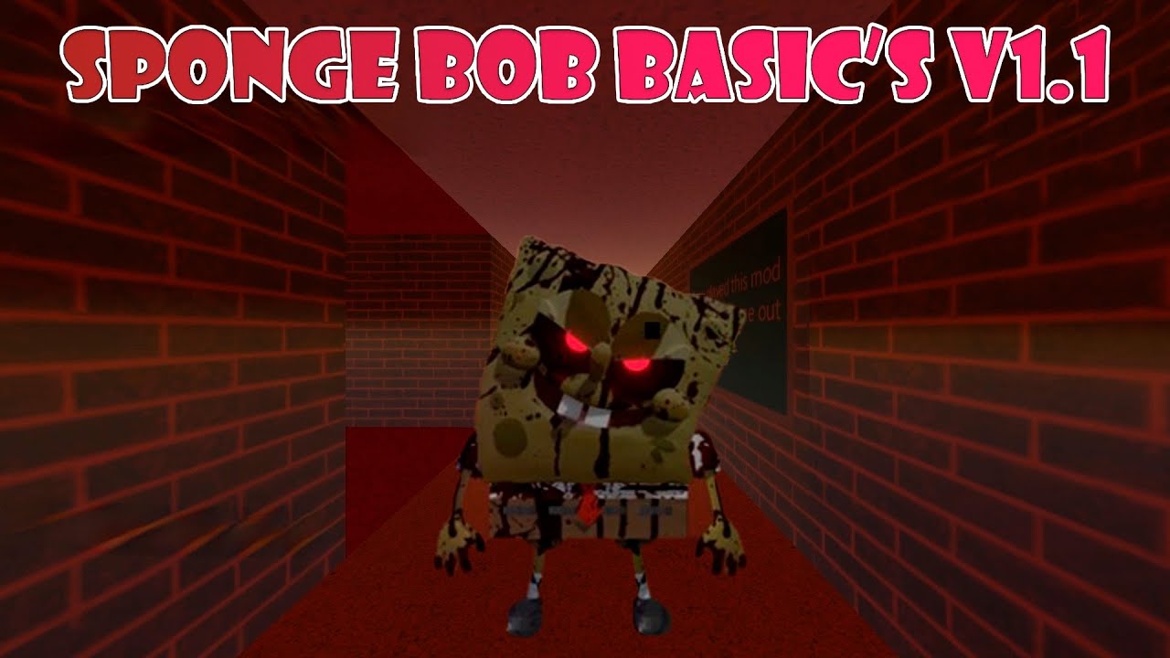 SPONGEBOB'S BASICS REMAKE V1.1 // Secret Level Baldi's Basics - YouTube