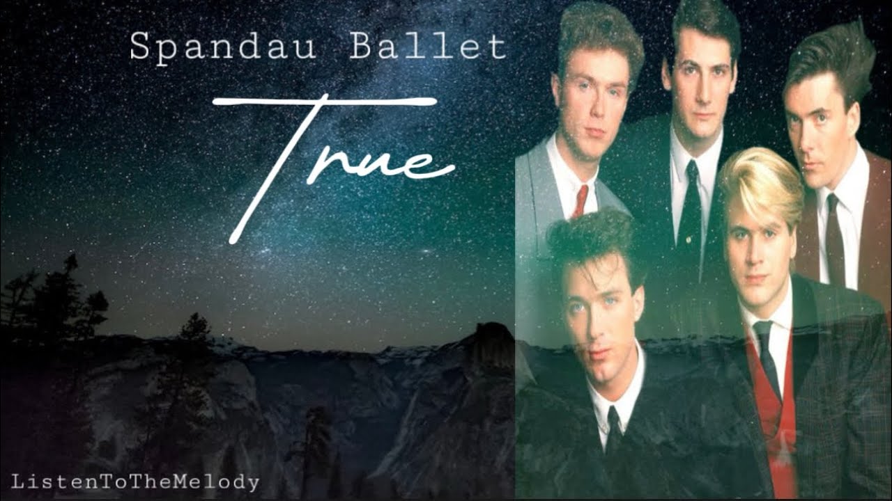 True - Spandau Ballet (Lyrics) - YouTube