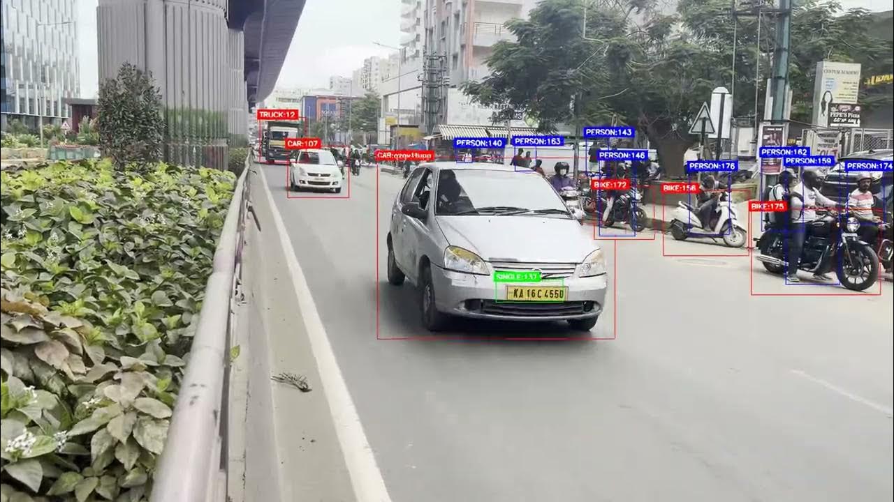 AI-Enabled Vehicle & Number Plate Detection System | Visionfacts AI ...