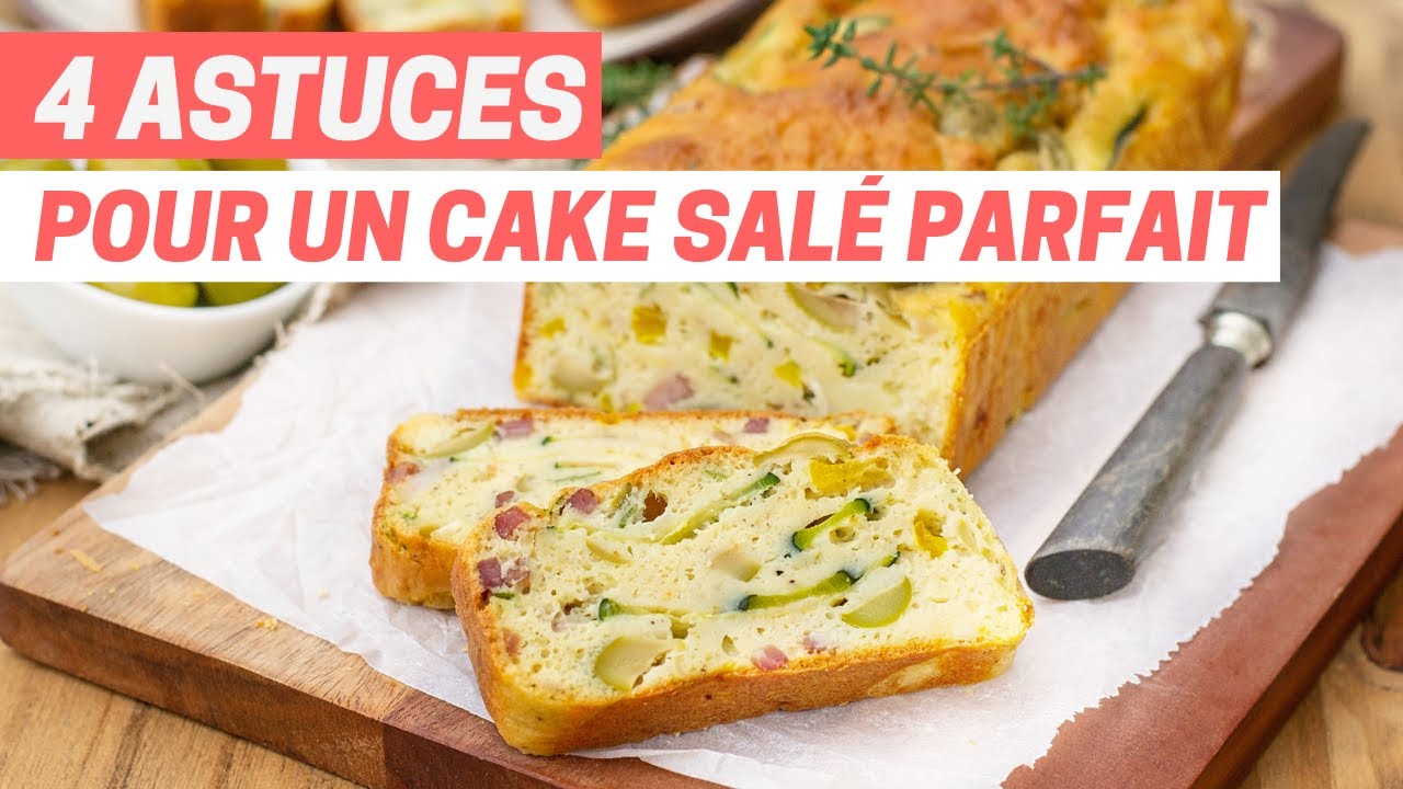 4 ASTUCES pour un CAKE SALÉ PARFAIT ! | MARMITON - YouTube