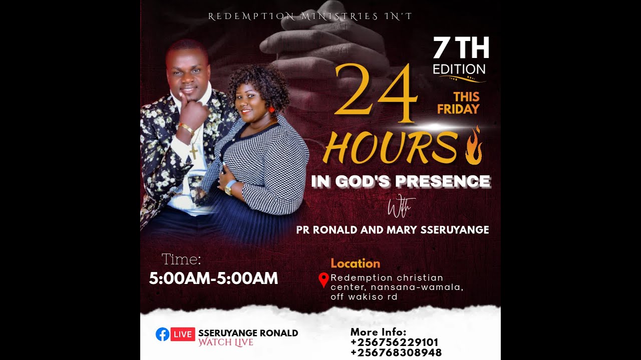 🔴LIVE:REDEMPTION CHRISTIAN CENTER |24 HOURS IN HIS PRESENCE. - YouTube