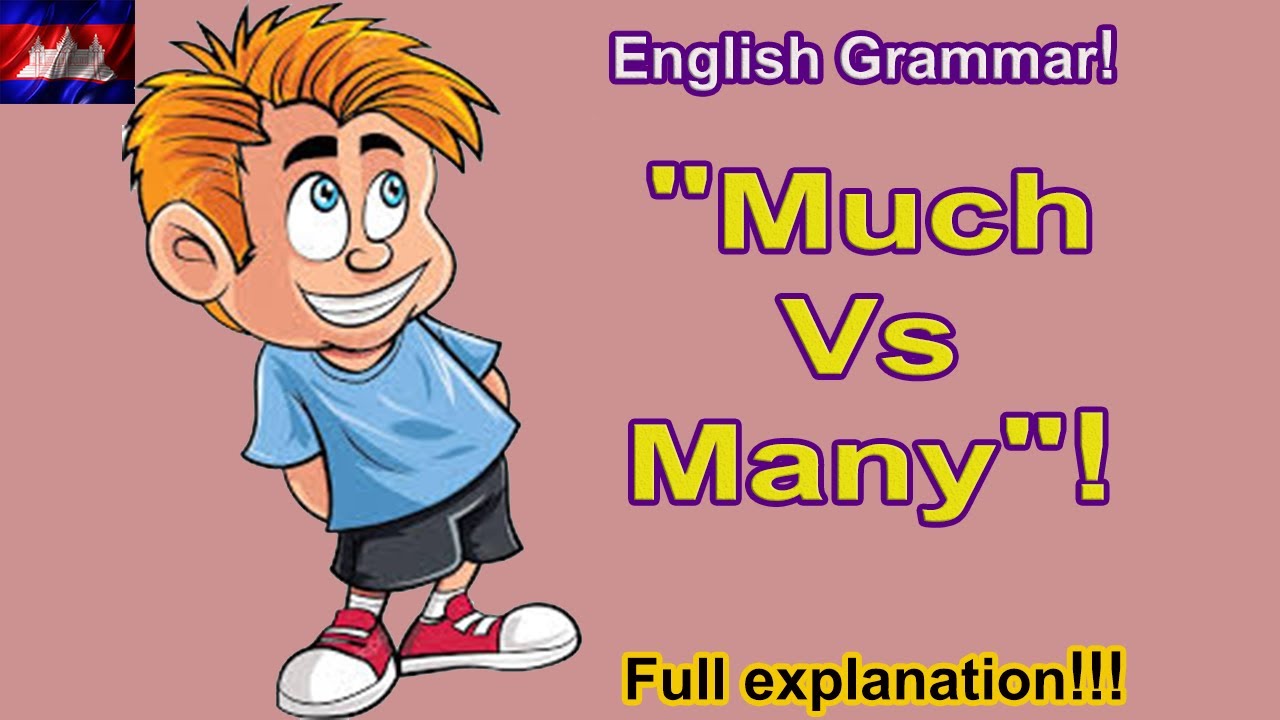What different between "Much and Many"?/ Much Vs Many in English ...