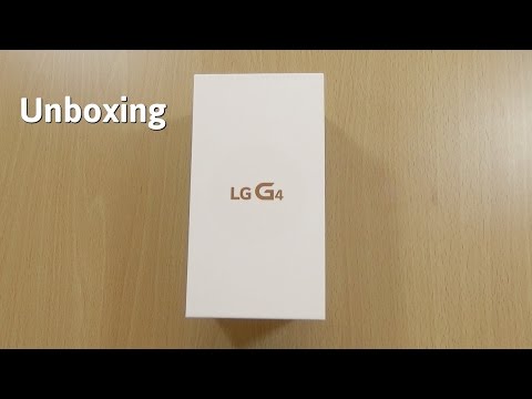 LG G4 Black Leather - Unboxing & First Look! - YouTube