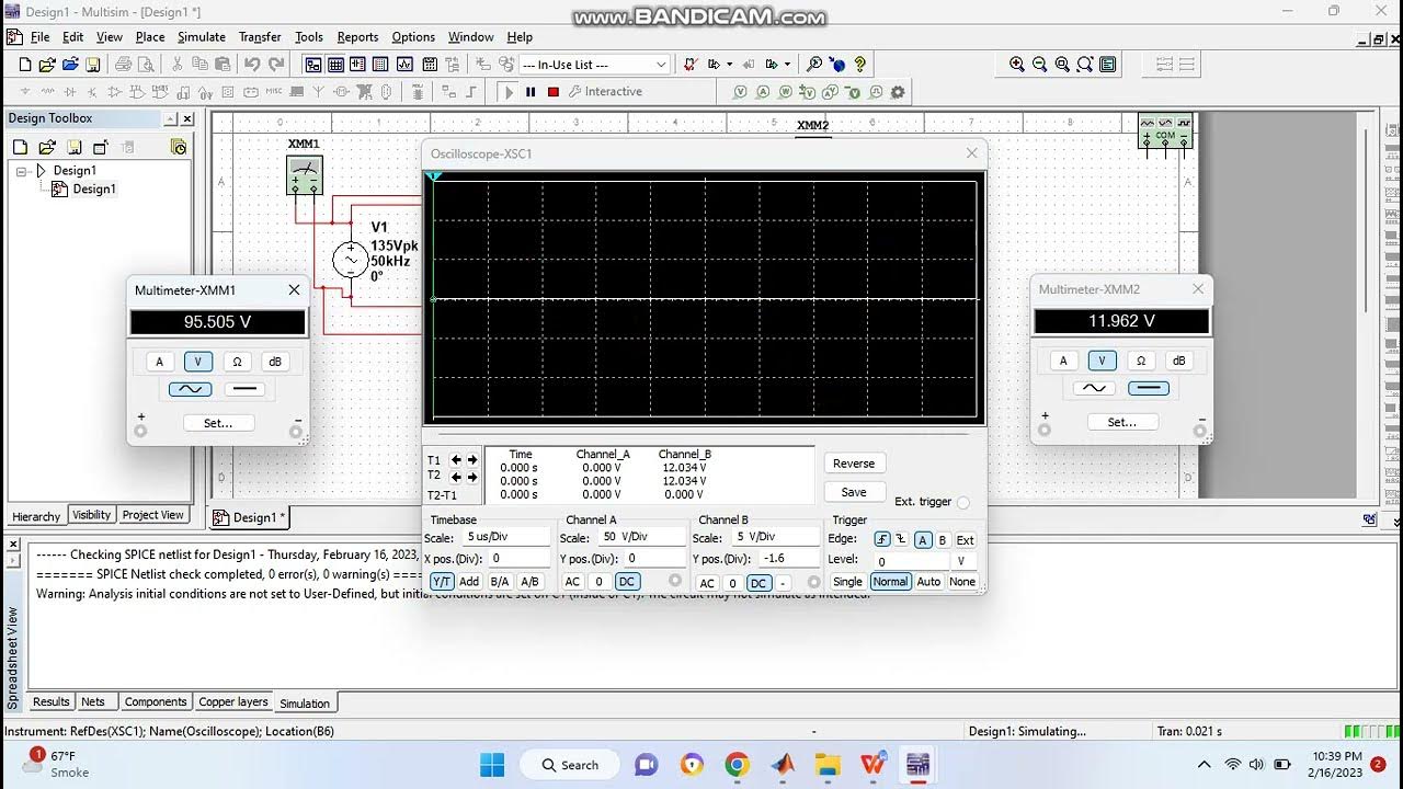 AC TO DC CONVERTER CIRCUIT BY USING MULTISIM - YouTube