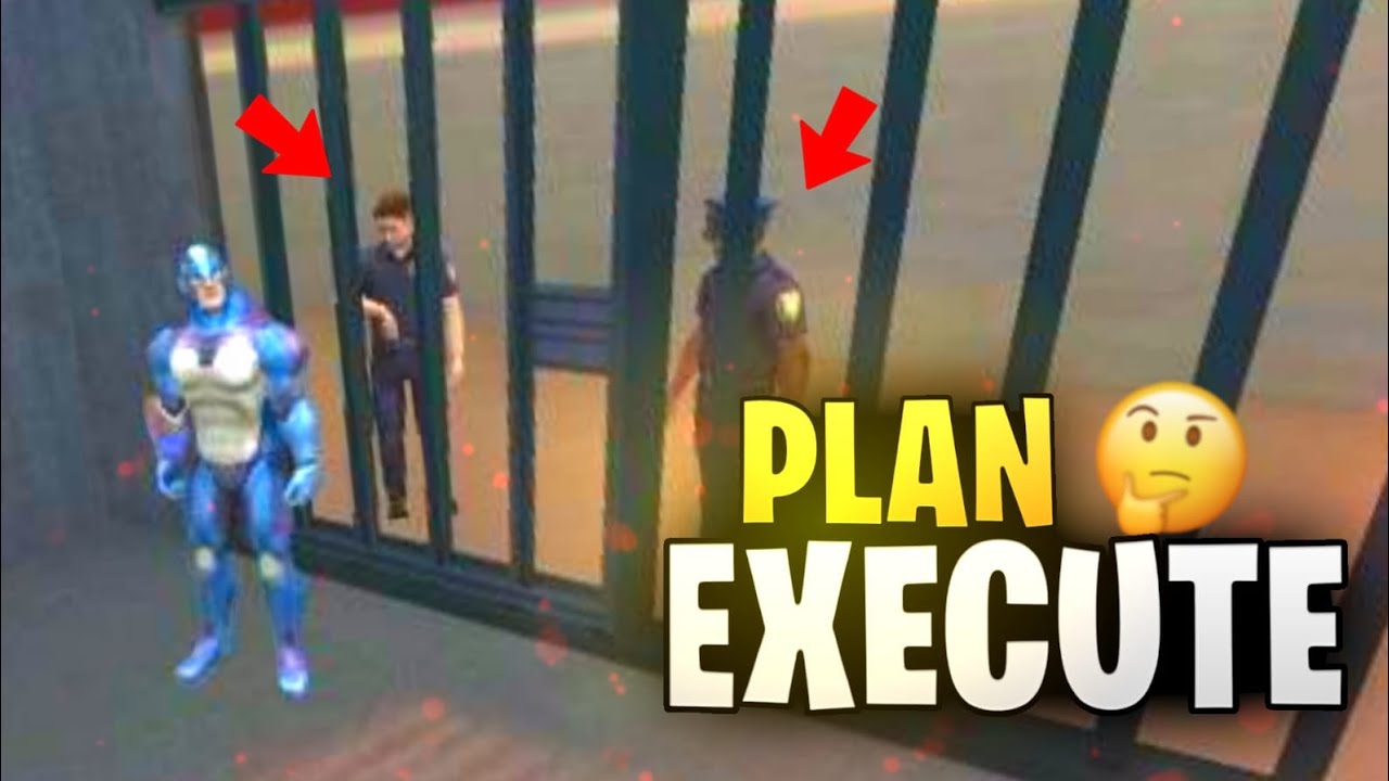 rope hero attack on duty police in jail | rope hero big fight police 🚓 ...
