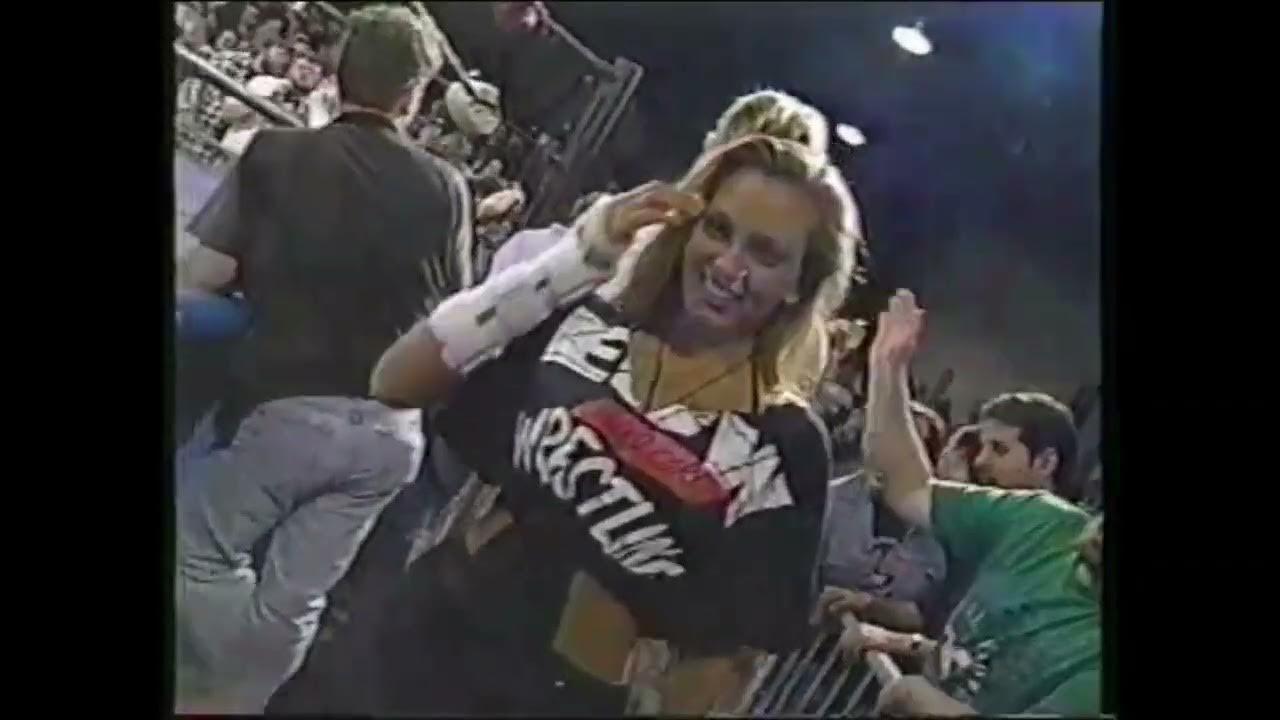 ECW Beulah Mcgillicutty, Sandman, Tommy Dreamer, (Sexy Entrance) - YouTube