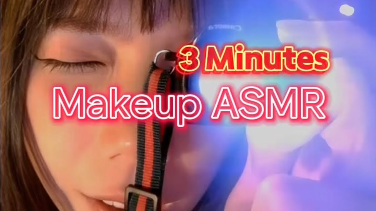 3 minutes ASMR role-play doing natural makeup for you - YouTube