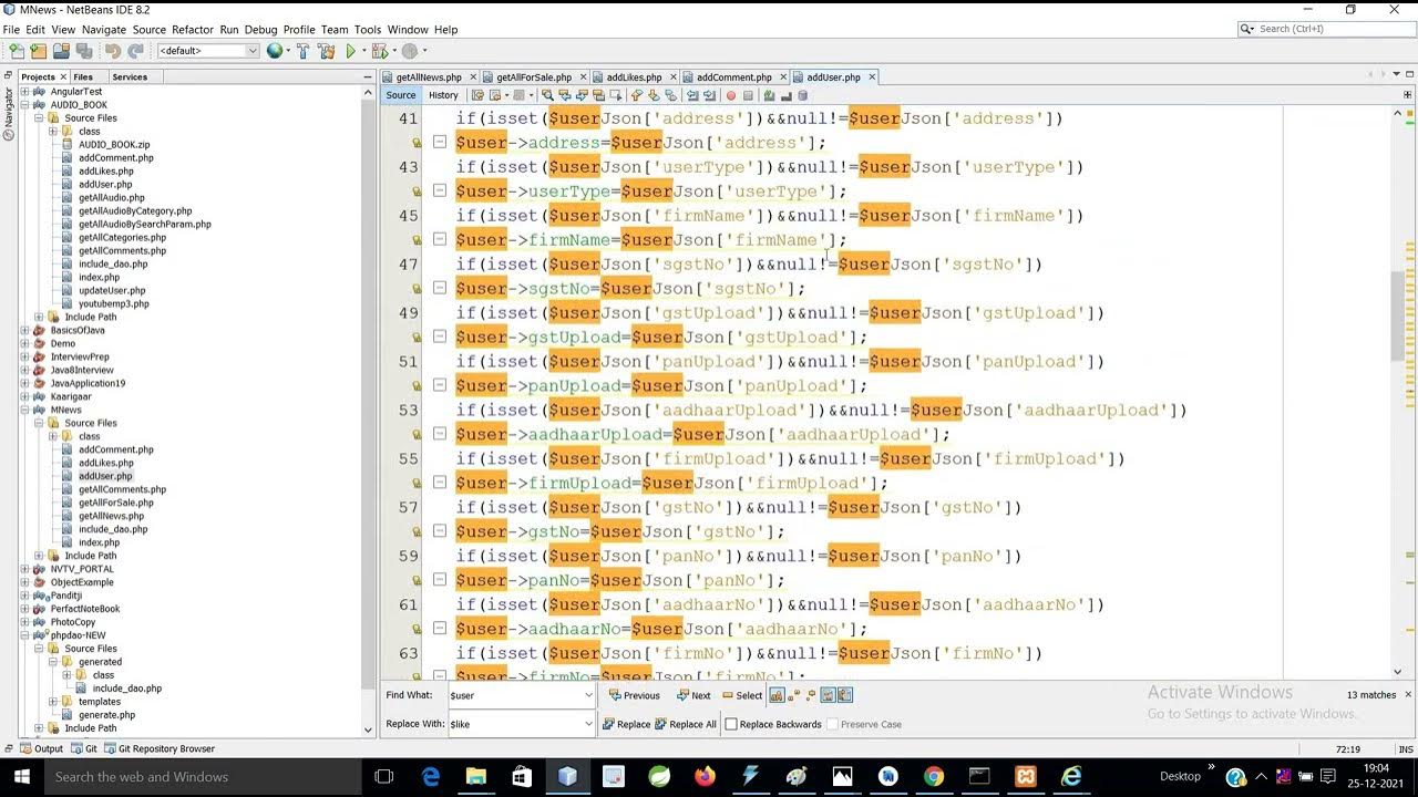 How To Create News App Using Android And Php Git Part 3 Real Time Project Live Project