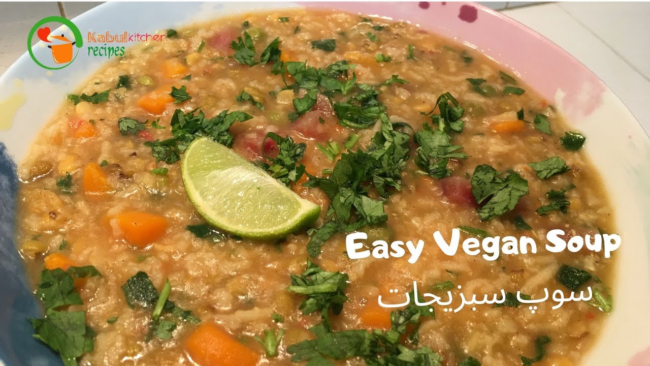 Healthy Vegan Soup Asmr Cooking Vegetables Soup سوپ ترکاری Youtube