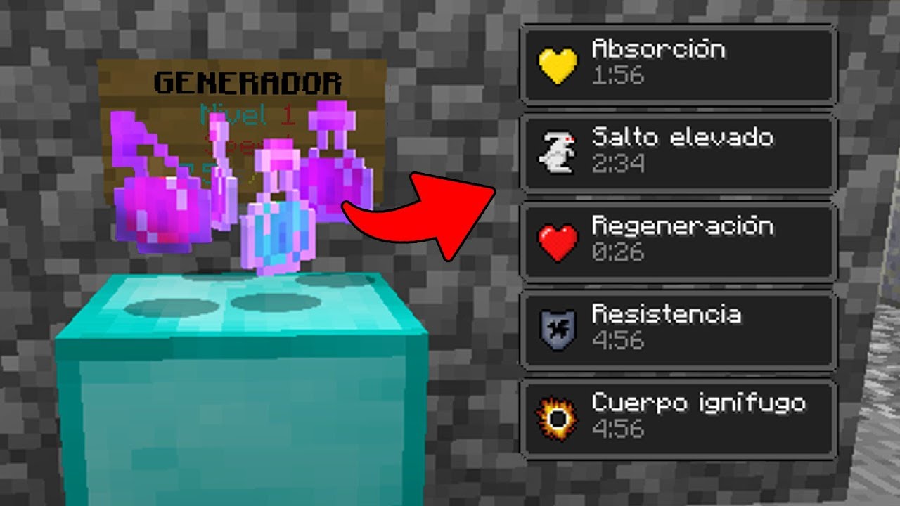 GENERADOR DE POCIONES EN EGGWARS!! 😱| MINECRAFT POPPERCRAFT - YouTube