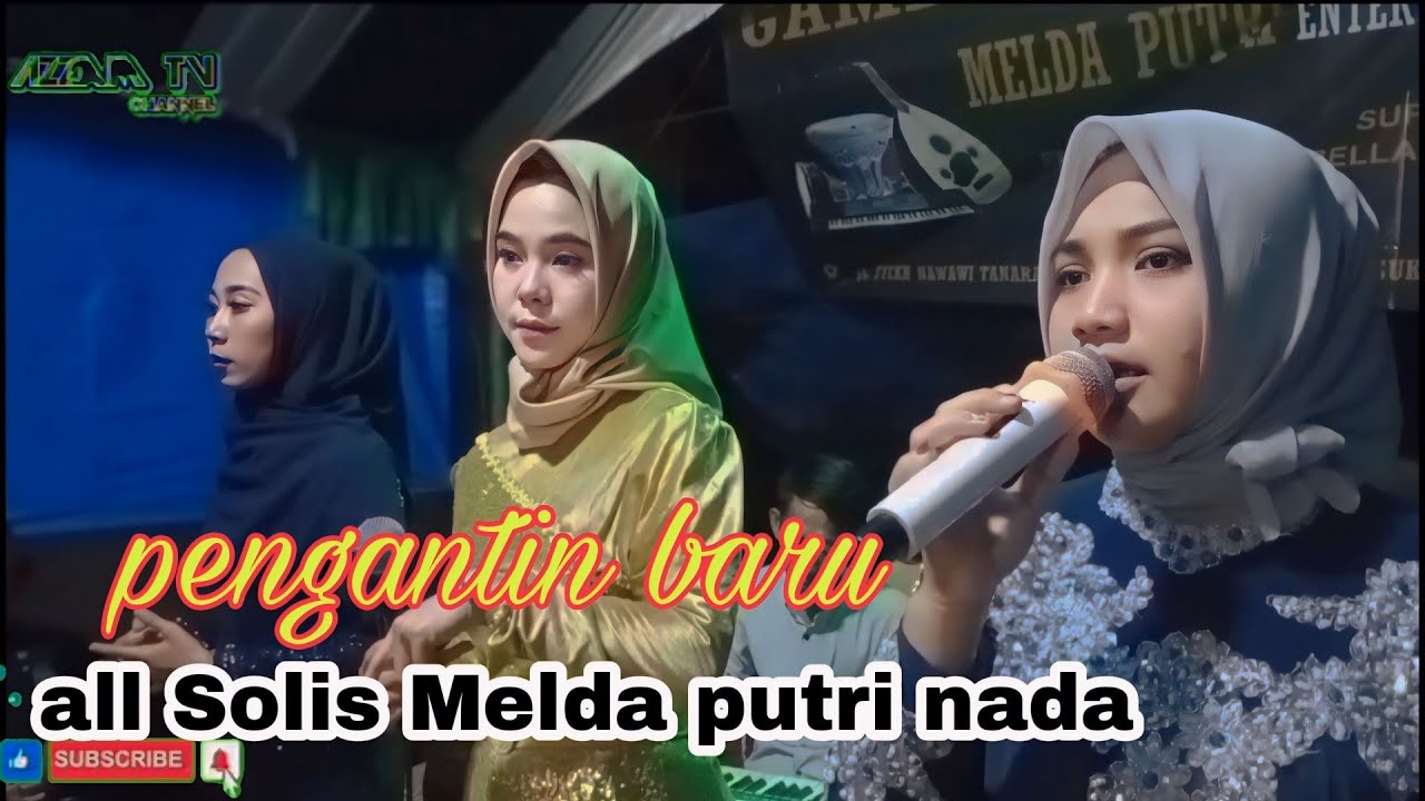 PENGANTIN BARU (COVER) gambus modern MELDA PUTRI NADA ENTERTAINMENT ...