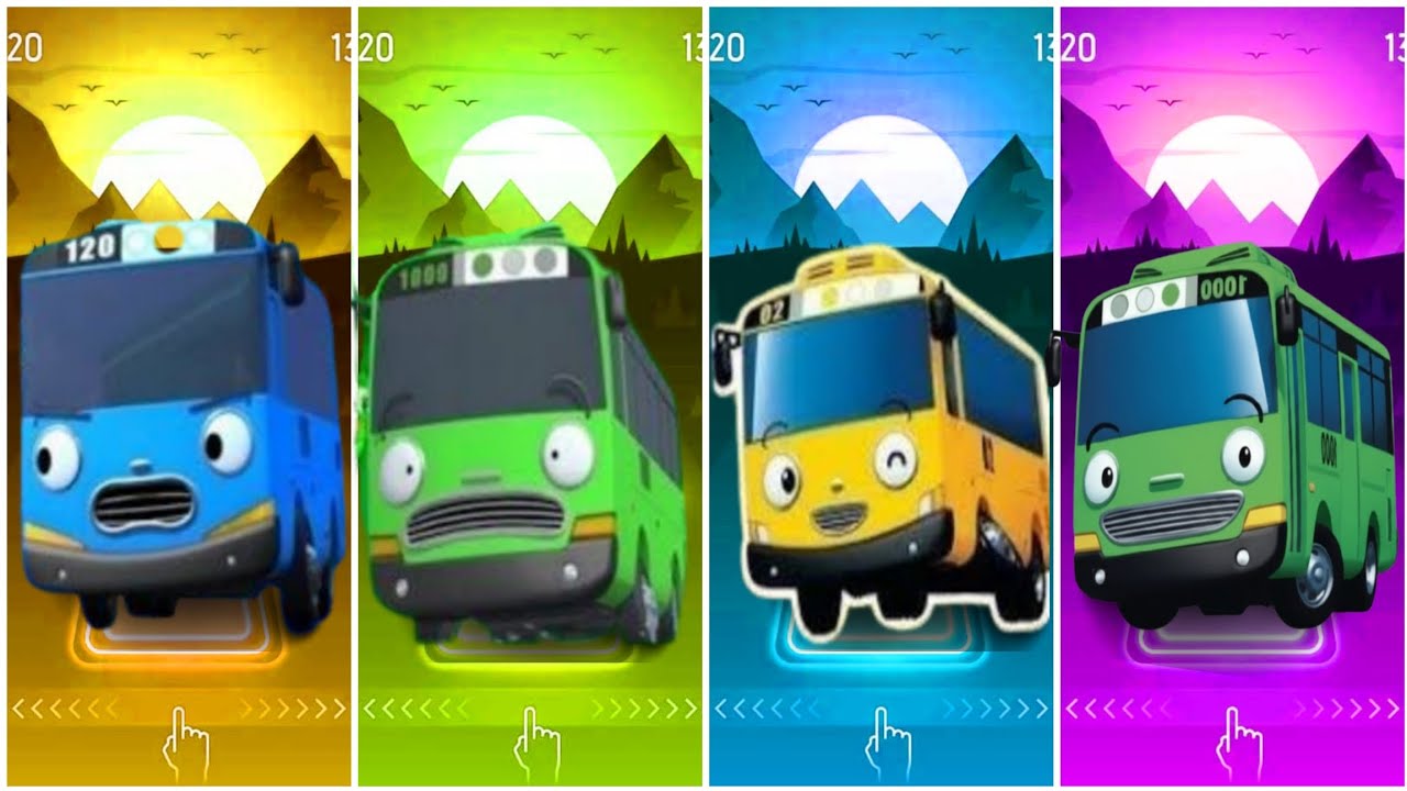 Tiles hop, Tayo Little Bus, Mix, Song, (COVER) - YouTube