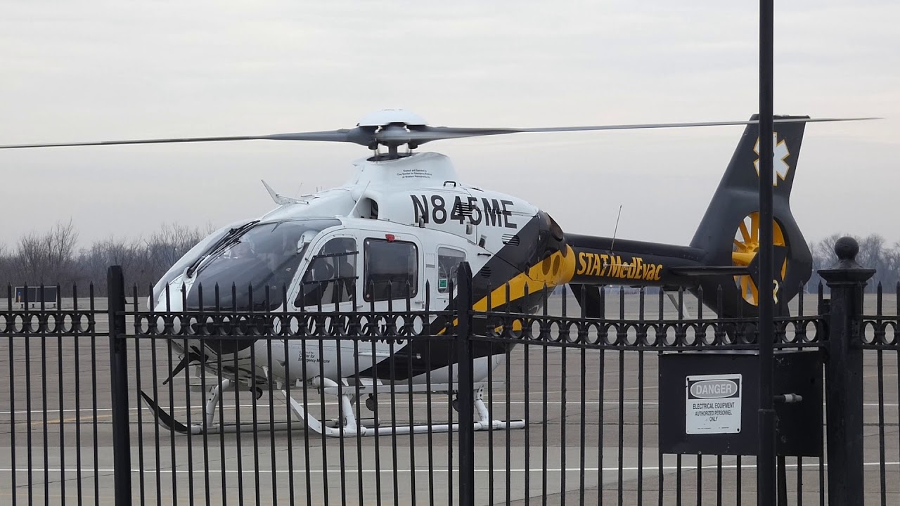 N845ME - STAT MedEvac 15 Landing - YouTube