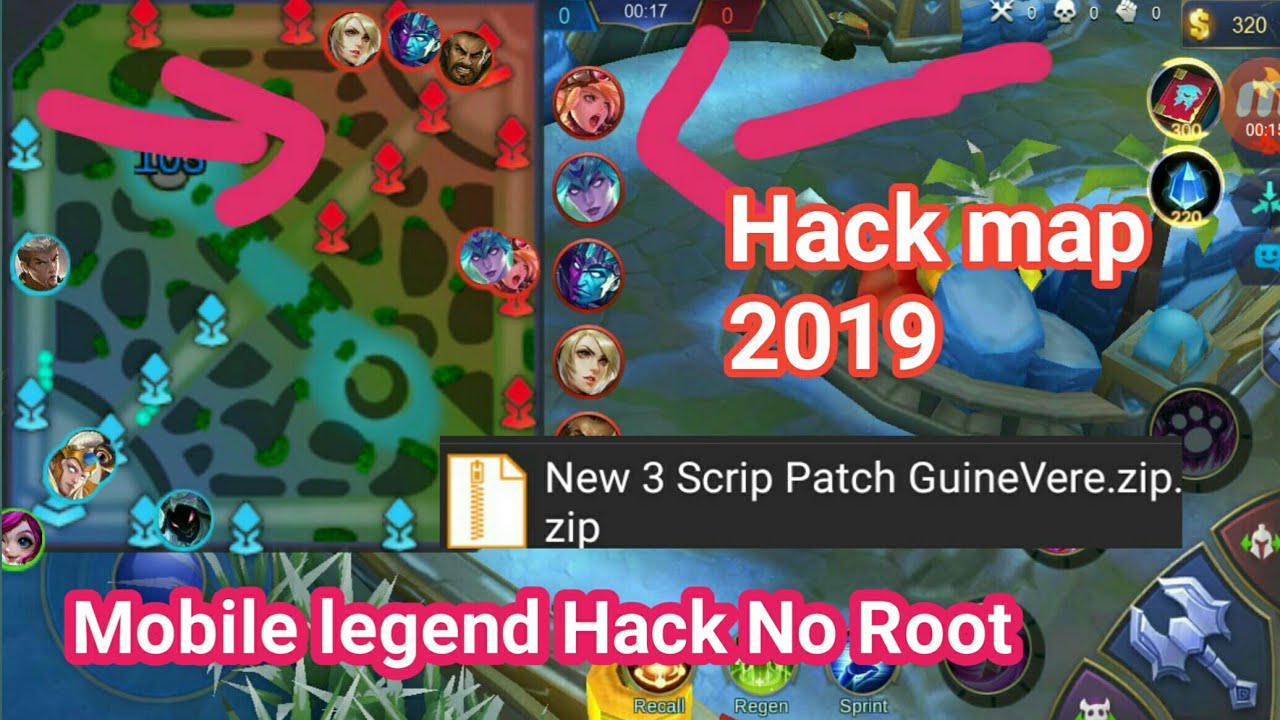 របៀប Hack map Mobile legend មេីលឃេីញគេទាំងអស់ពួនក្នុងស្មៅក៏មេីឃេីញ,How ...