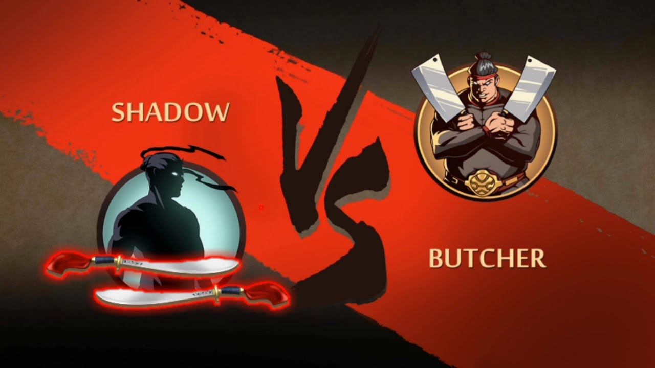 Shadow Fight 2 ( SHADOW VS BUTCHER) - YouTube