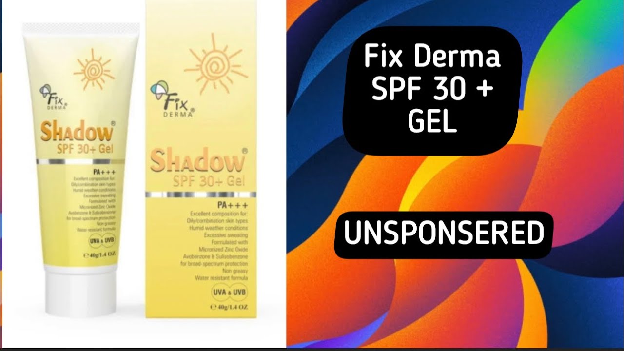 Fix Derma SPF 30 Gel sunscreen ☀️ #sunscreen #skincare #honestreview ...