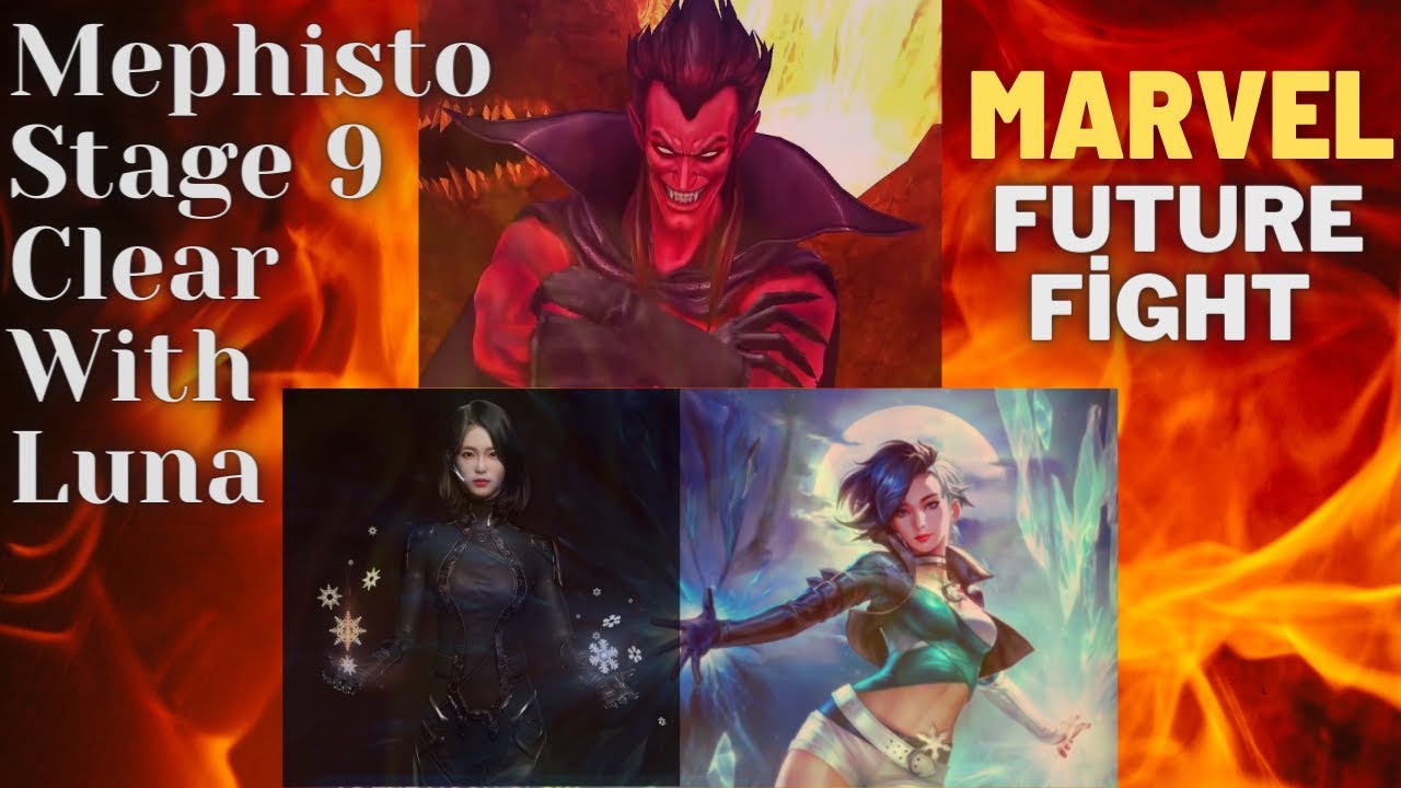Marvel Future Fight - Clear Mephisto Stage 9 With Luna - YouTube
