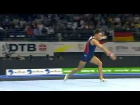 Floor Exercise Backward Double Double Layout Gymnastics Video - YouTube