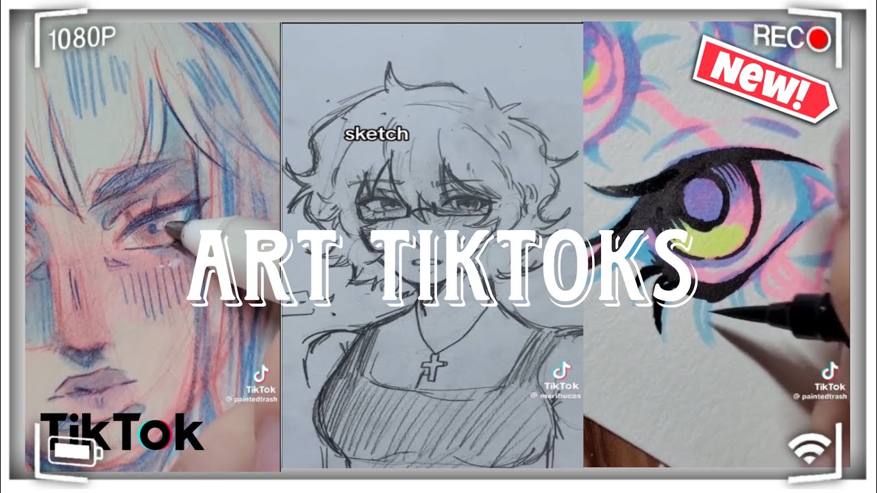 Alt / y2k 🎨 ART TIKTOKS 💕 to watch when your drawing ️ - YouTube