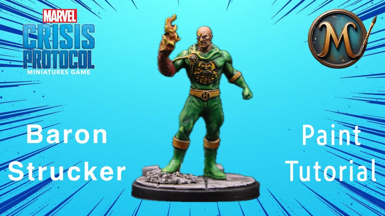 How to paint Baron Strucker | Marvel Crisis Protocol painting tutorial ...