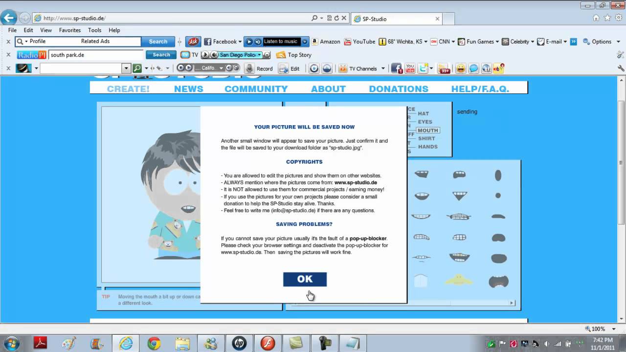 How to make a south park animation - YouTube