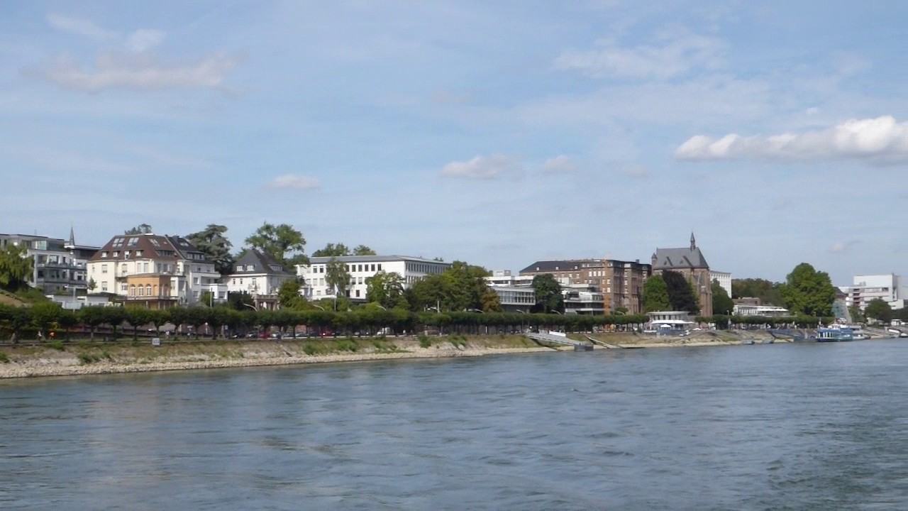 Rhein bei Bonn River Rhine Part 2 - YouTube