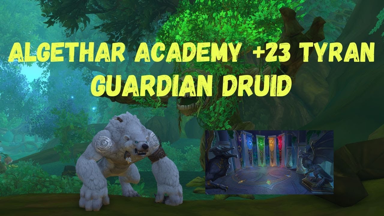 Guardian Druid +23 Algethar's Academy | Tyran Spiteful Quaking | NEW ...