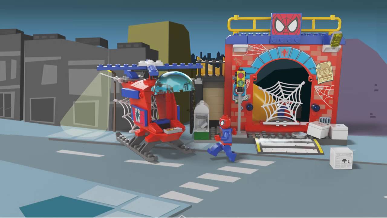 LEGO JUNIORS Spider-Man™ Hideout LE10687 DEXY CO - YouTube