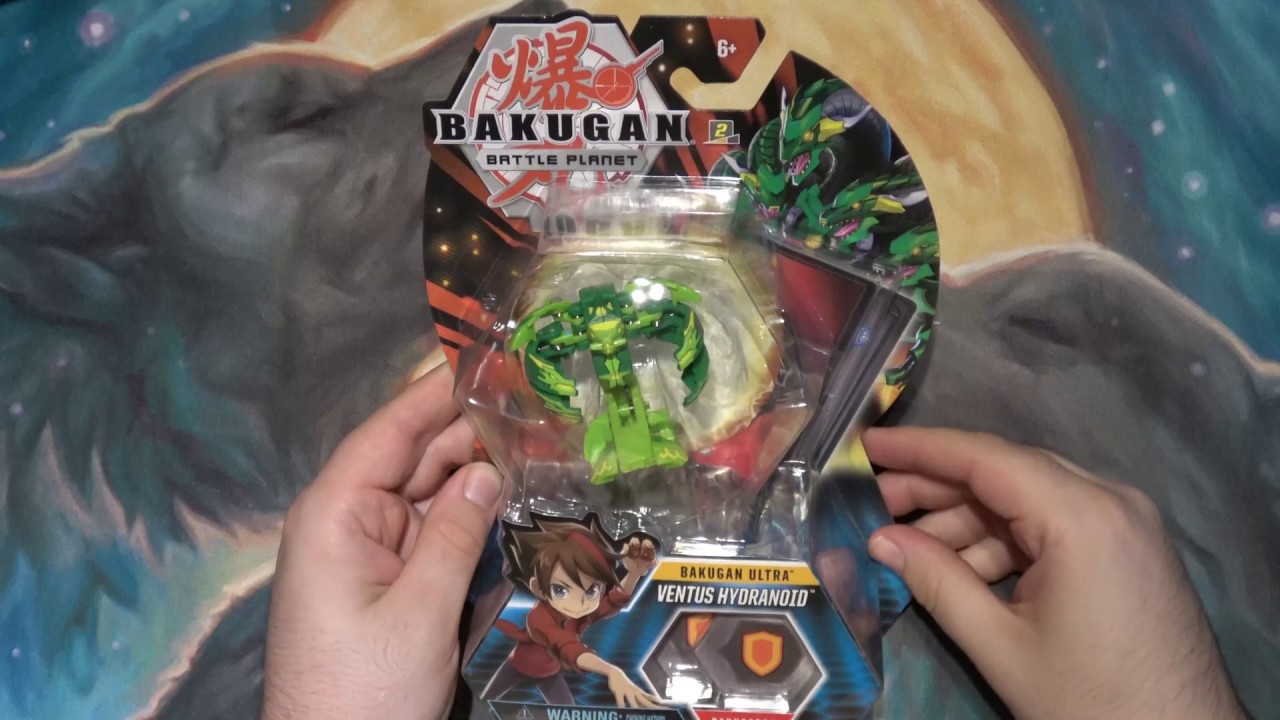 Bakugan Battle Planet Ventus Hydranoid Ultra Unboxing - YouTube